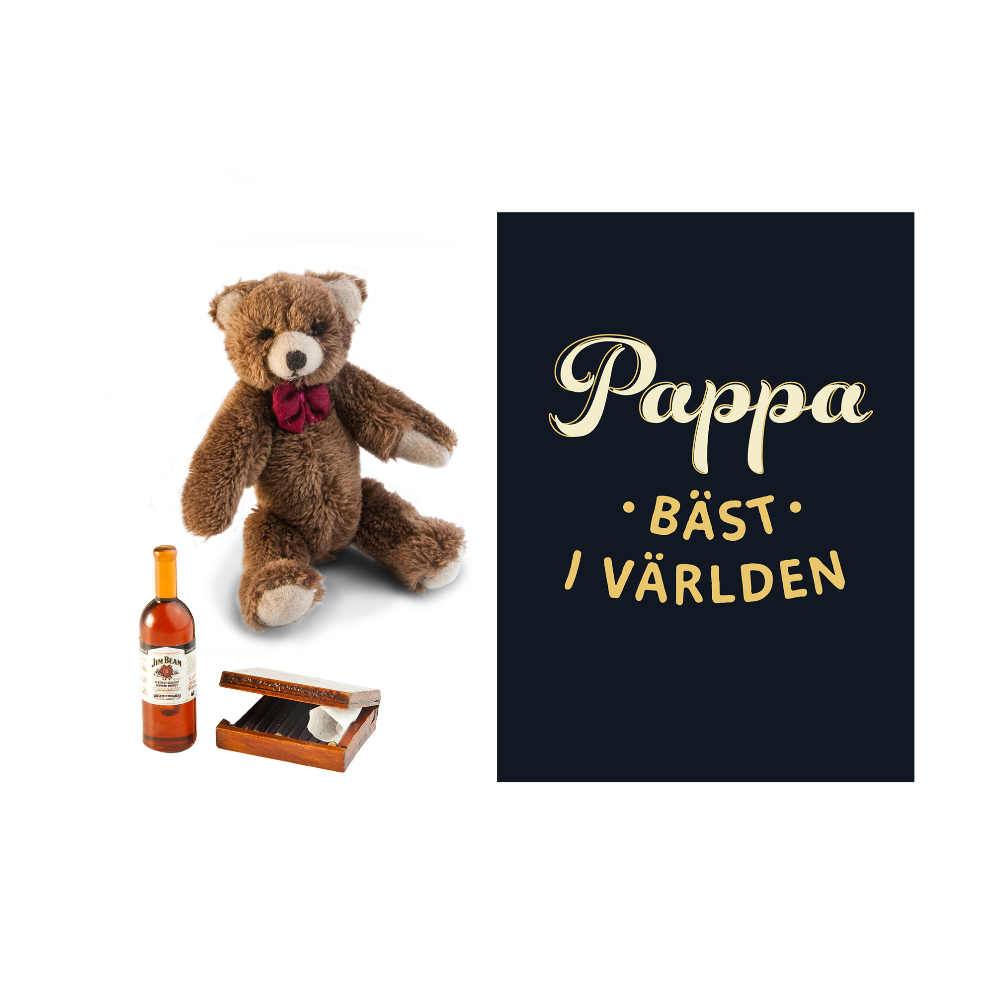 Världens bästa Pappa Bok och Miniatyrgrattis till Fars Dag